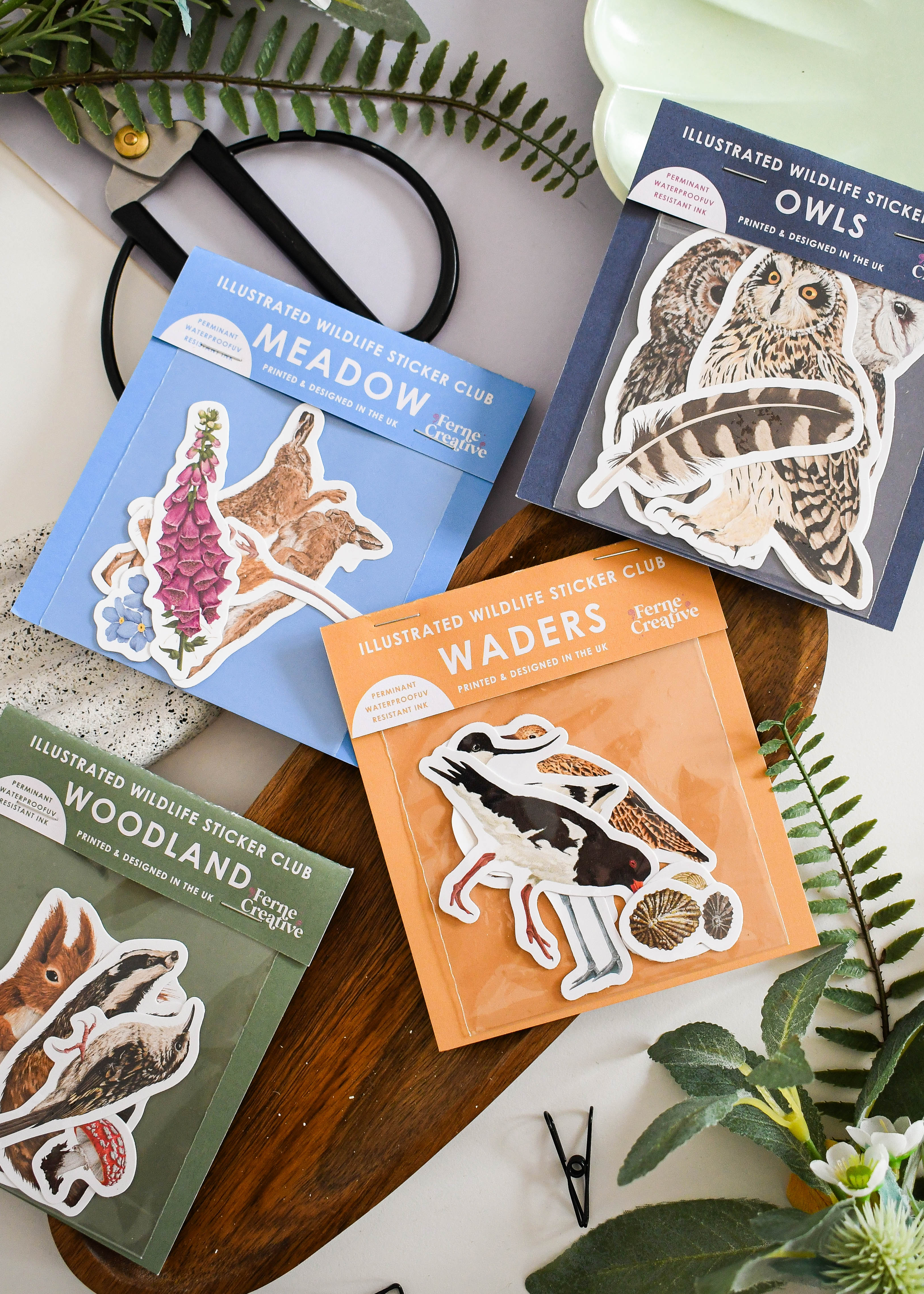 Past Sticker Packs – Limited Edition Vinyl Stickers – Ferne Creative