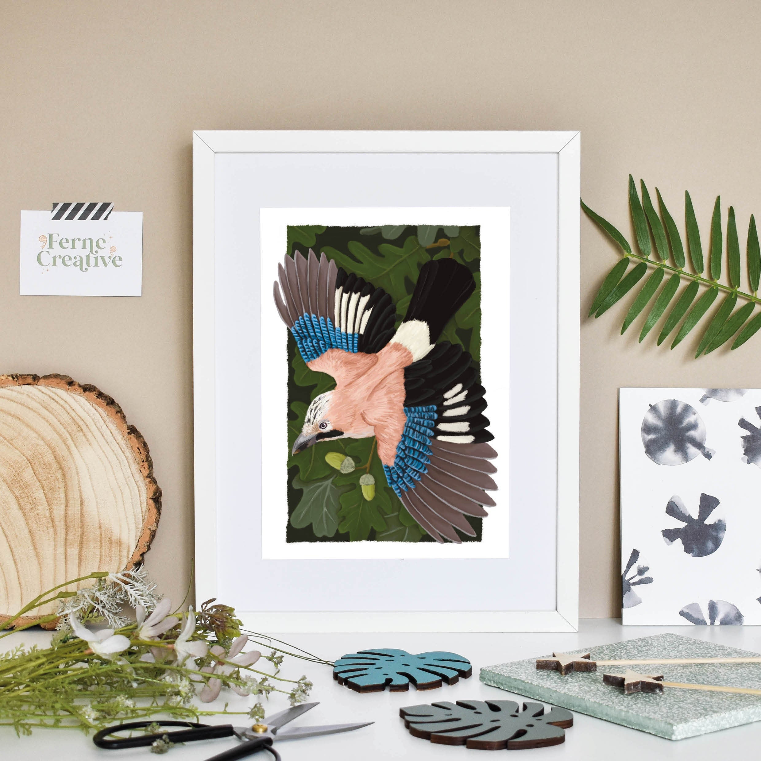 Eurasian Jay Print – Ferne Creative