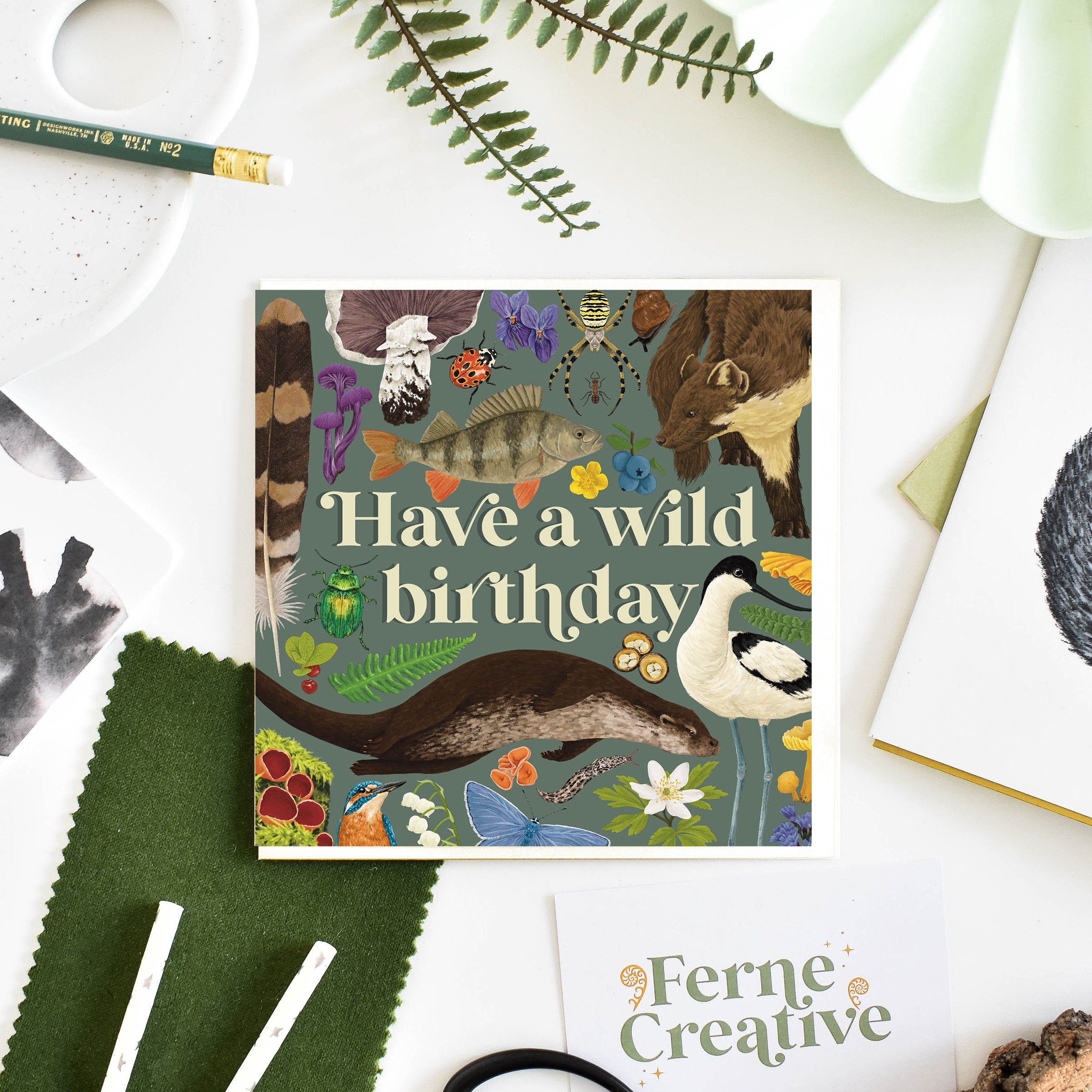 'Have a Wild Birthday' Wildlife Card – Ferne Creative